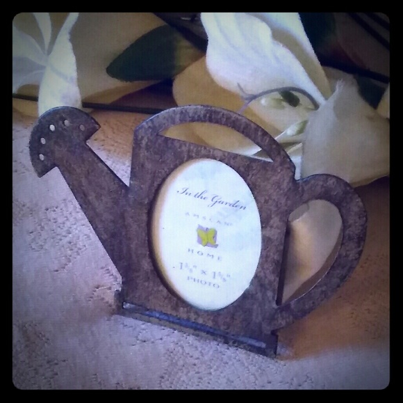 Amscan Home | Accents | Vintage Metal Watering Can Shaped Picture Frame ...